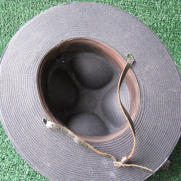 Stratton | Accessories | Vintage Stratton Campaign Style Straw State ...